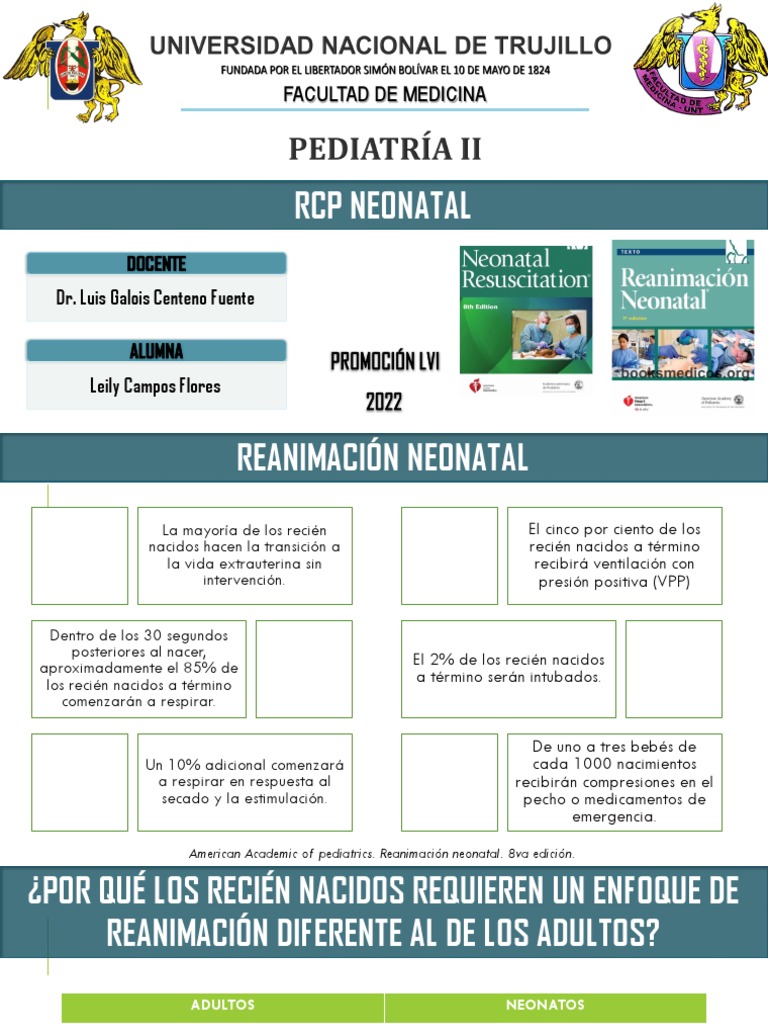 RCP Neonatal - Thaly | PDF | Reanimación cardiopulmonar | Infantes