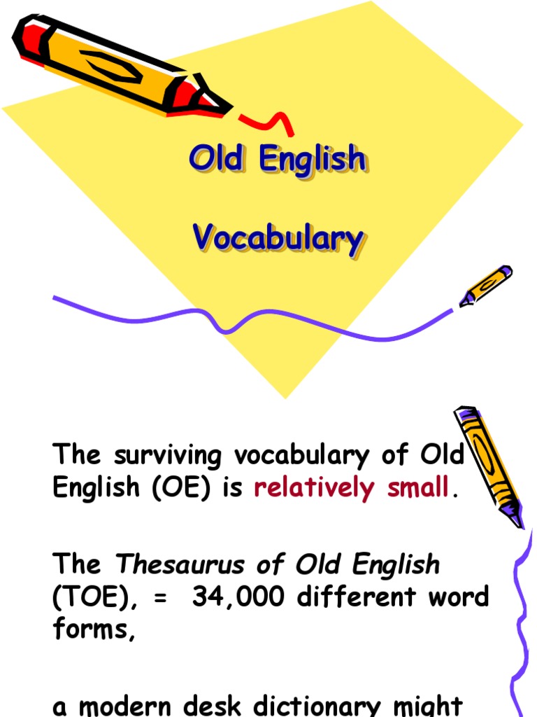 Old English Vocabulary Overview | PDF | Word | English Language