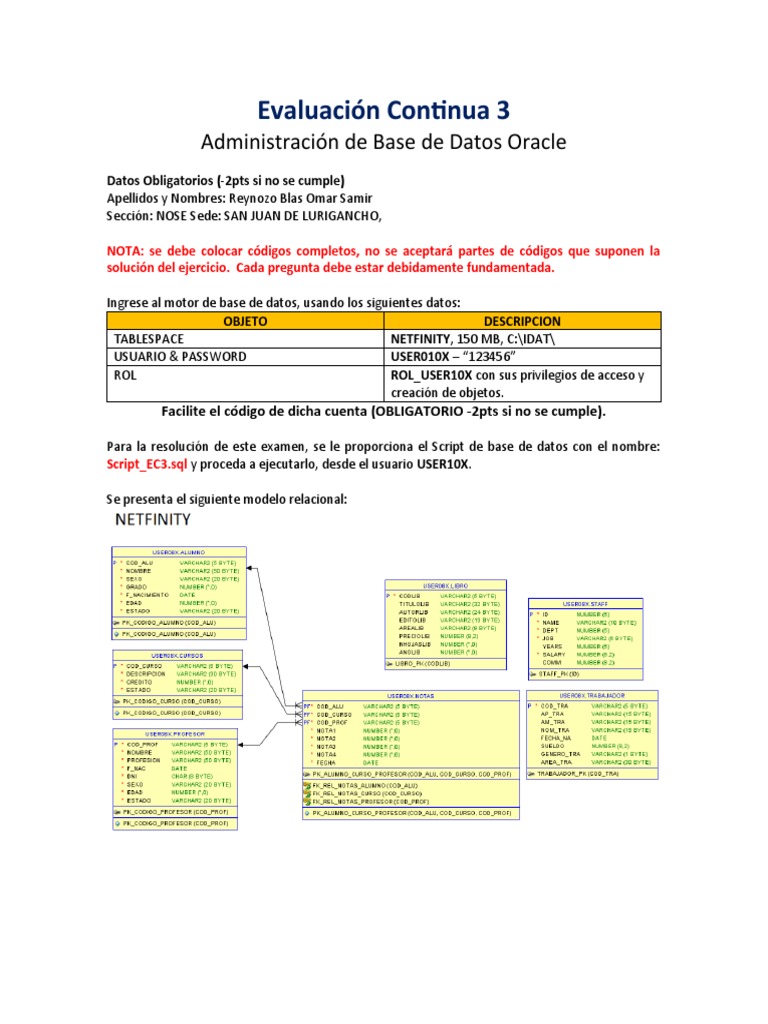 Ejercicio de SQL en Oracle: Funciones y Procedimientos | PDF | Bases de datos | SQL