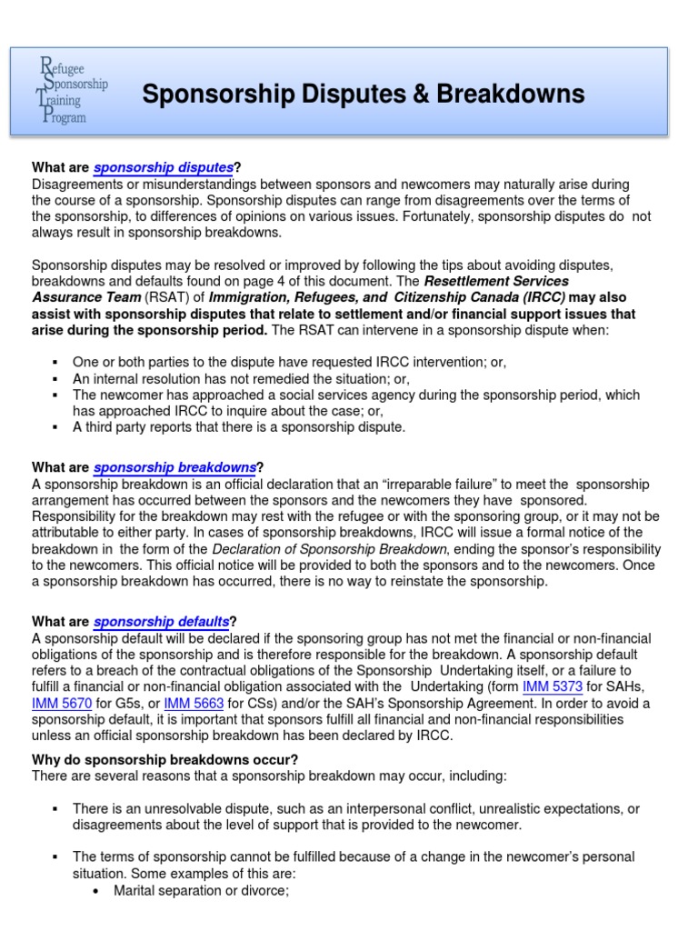 Sponsorship Breakdown Info Sheet Dec.2018 Revised | PDF | Information ...