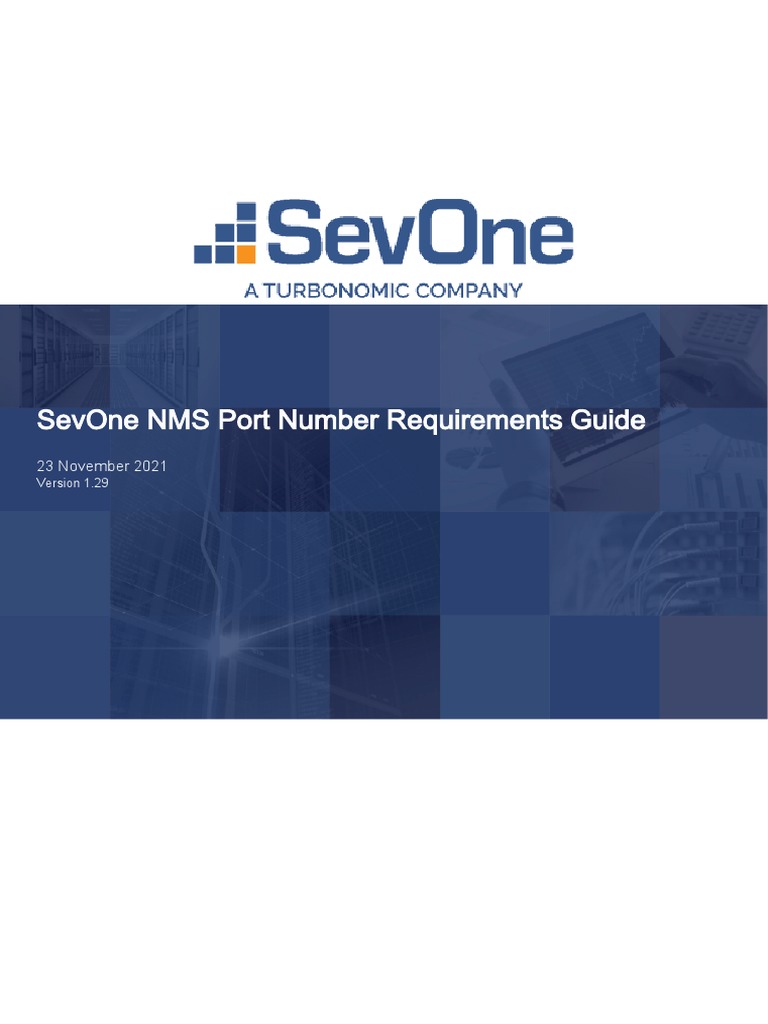 SevOne NMS Port Number Requirements Guide | PDF | Port (Computer ...
