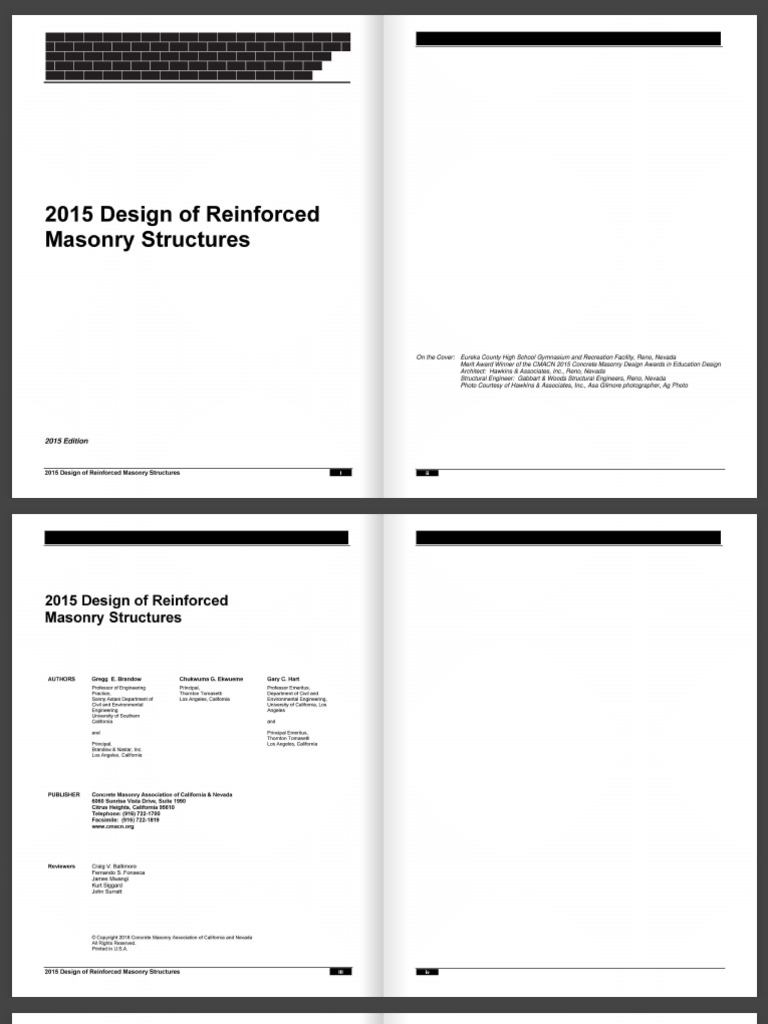 2015 Design of Masonry Structures | PDF