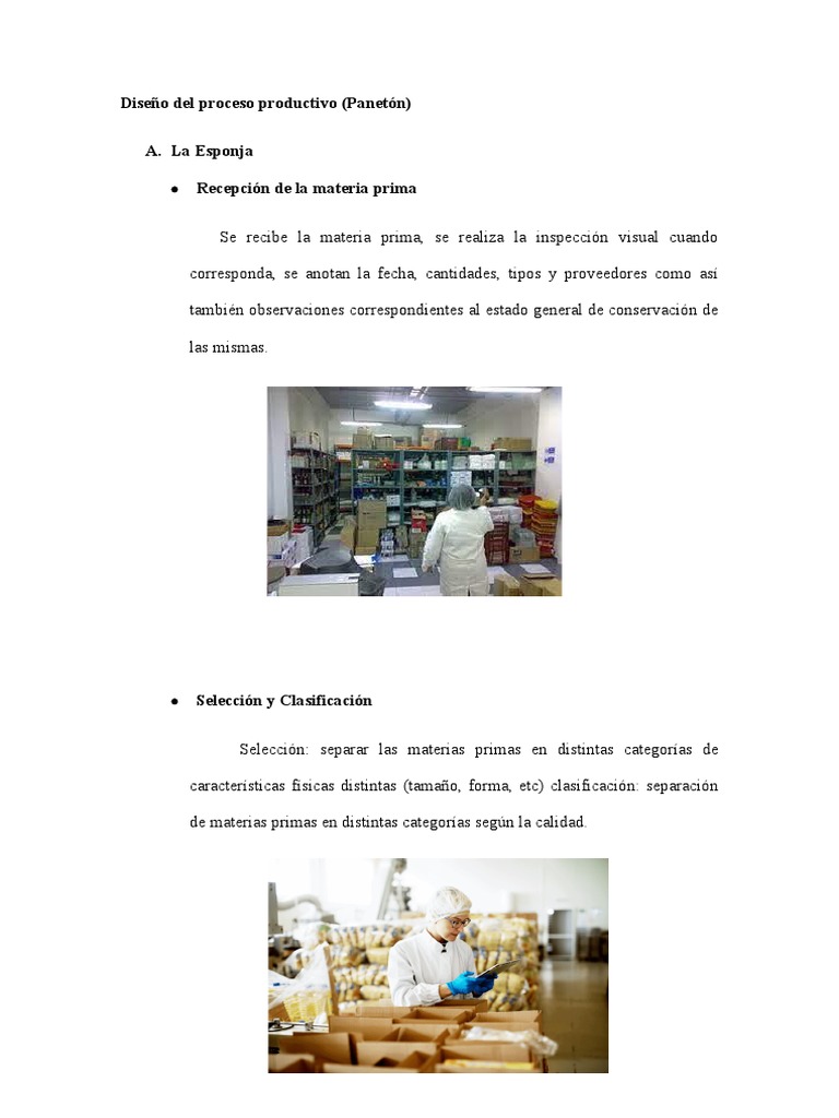 Proceso Productivo | PDF | Masa | Levadura