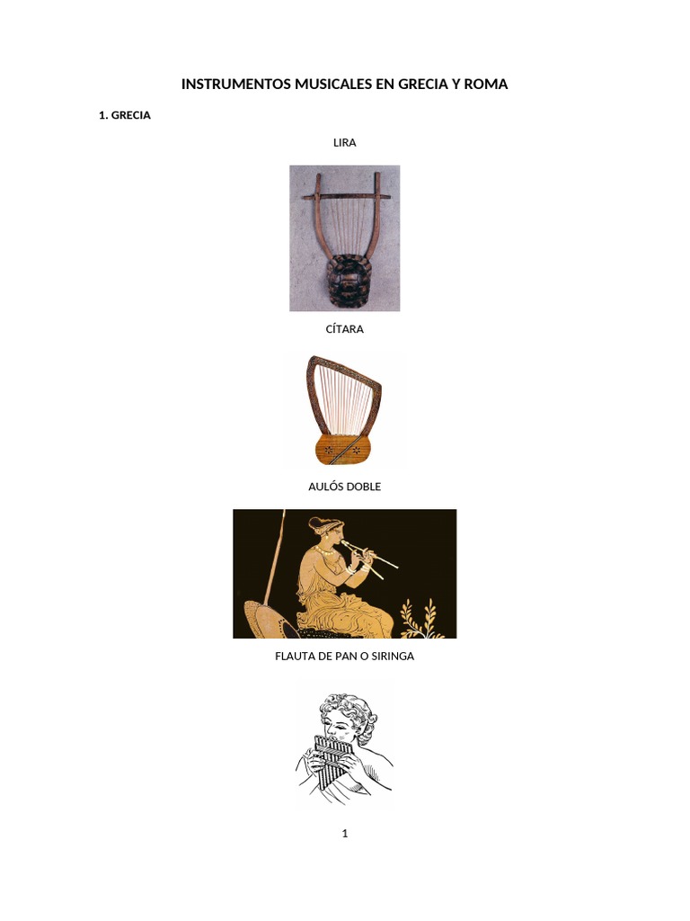 Instrumentos Musicales Clásicos | PDF