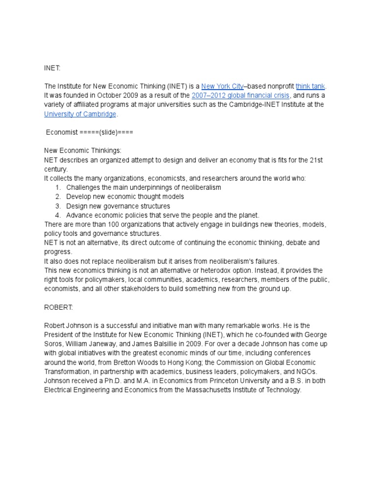 Robert Johnson | PDF | Economics | Labour Economics