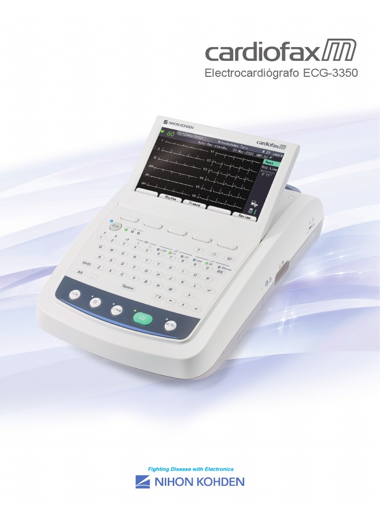 Electrocardiógrafo ECG-3350: Diagnósticos Avanzados | PDF ...
