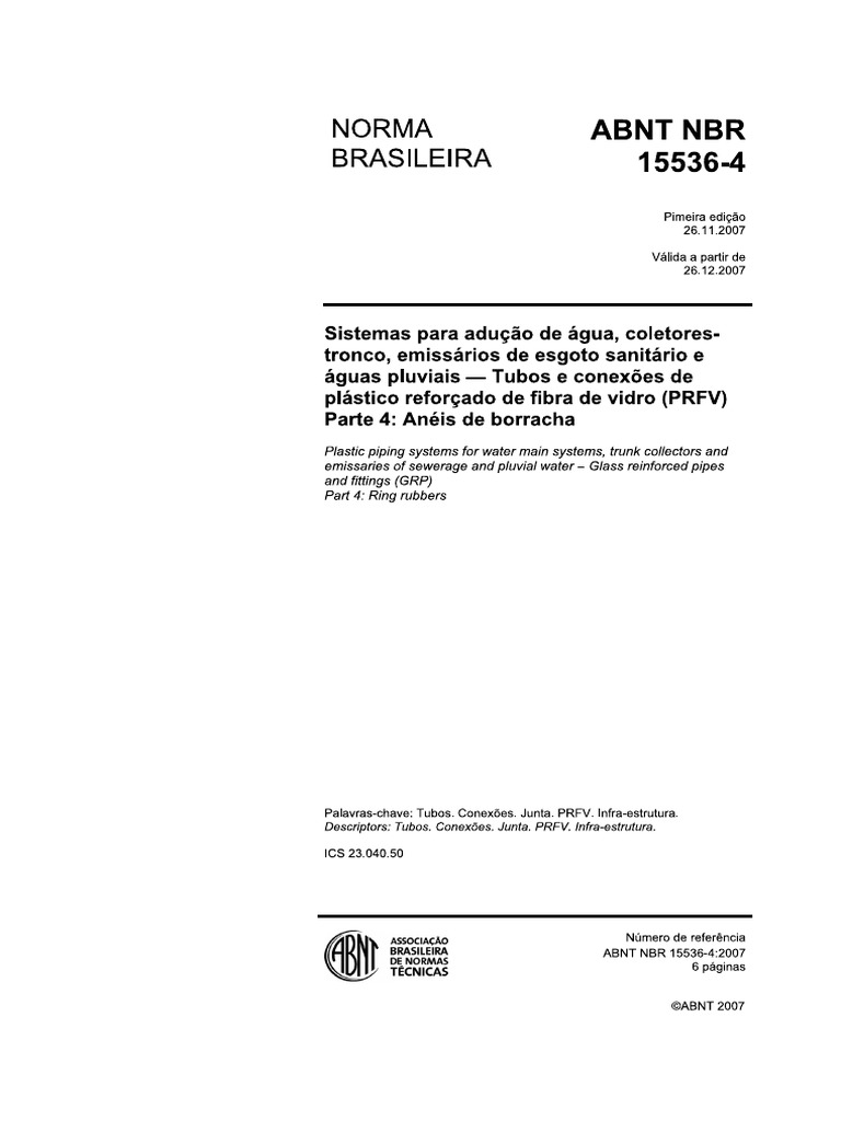 Abnt NBR 15536-4-07 | PDF