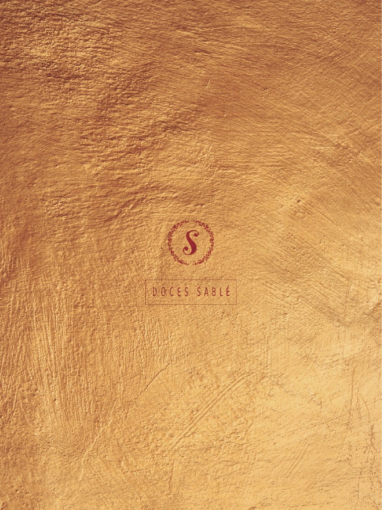 Catálogo de Doces Sablé | PDF