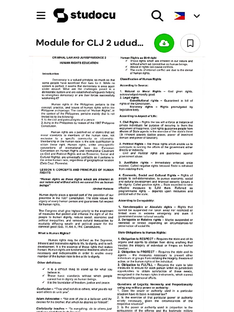 Human Rights Sum | PDF