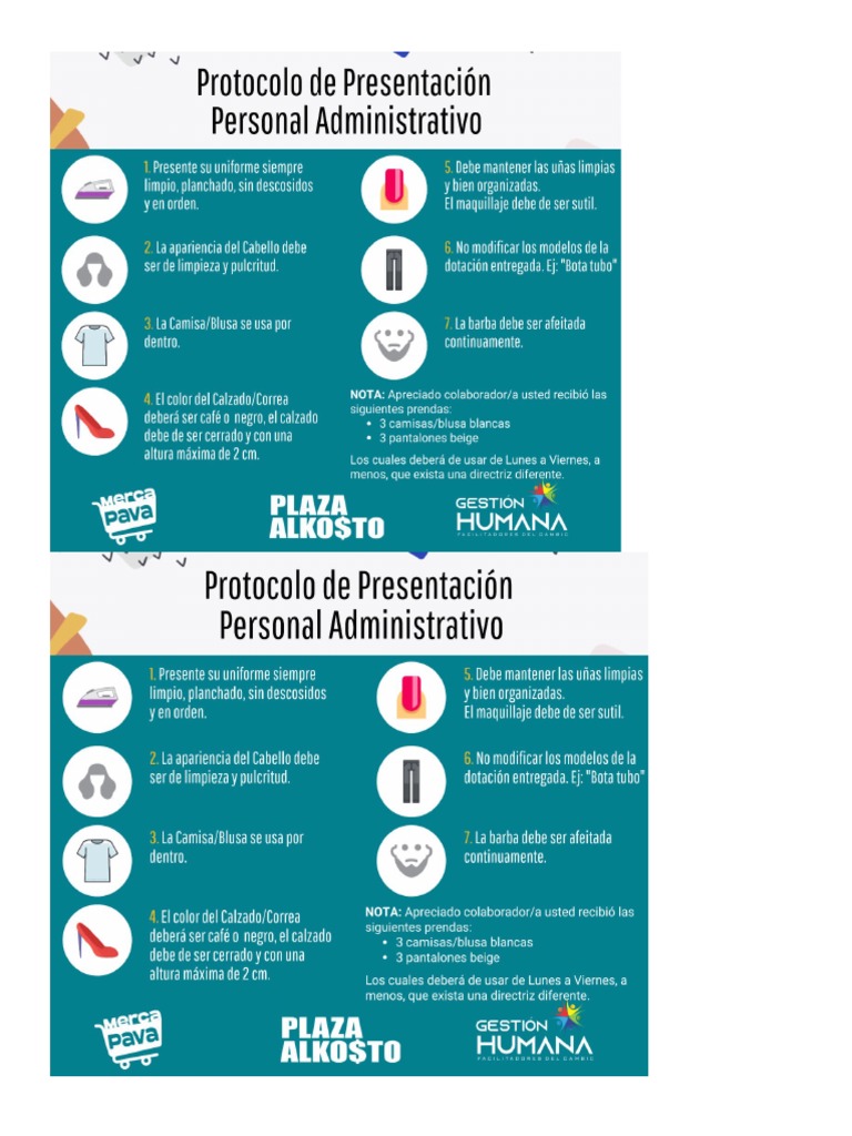 Protocolo de Presentacion Personal Administrativo | PDF