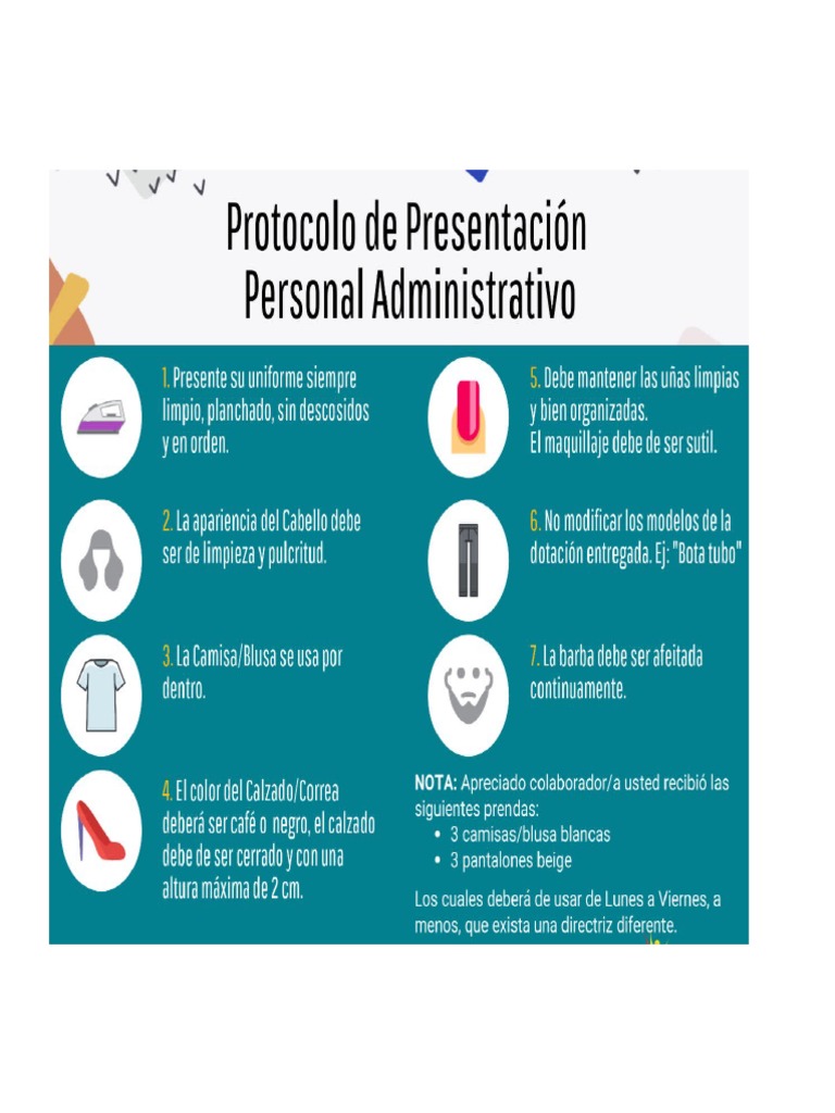Protocolo de Presentacion Personal Administrativo | PDF