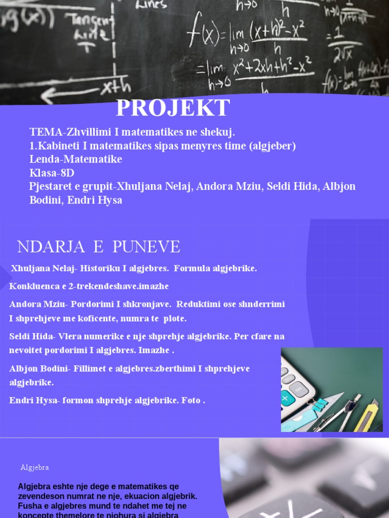 Matematike Projekt | PDF