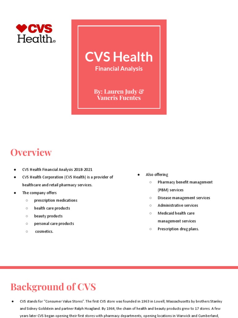 CVS Health Financial Overview 2018-2021 | PDF | Revenue | Economies