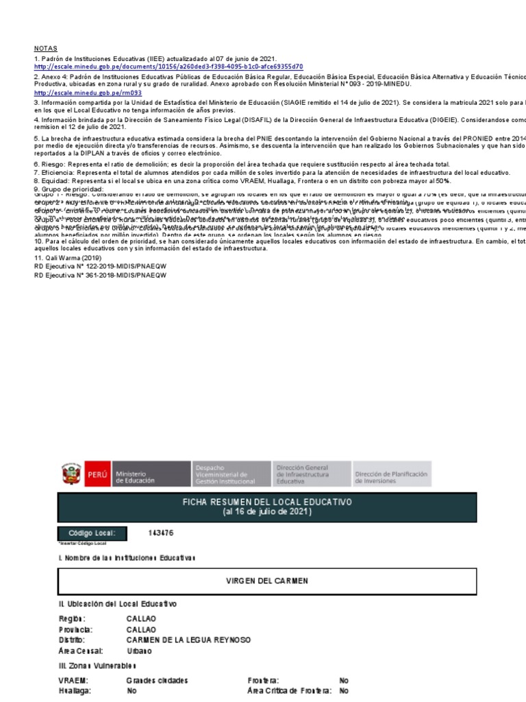 Base de Datos PRIE | PDF | Educación primaria