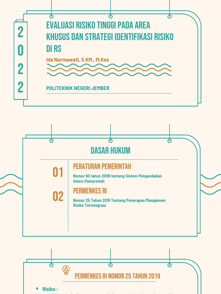 Evaluasi Risiko Tinggi Dan Strategi Identifikasi Risiko Di RS | PDF