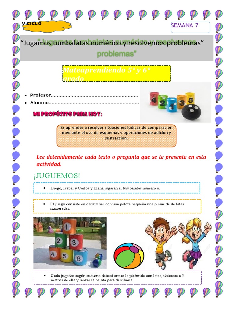 Mateaprendiendo 5 y 6 Grado | PDF | Juegos y actividades