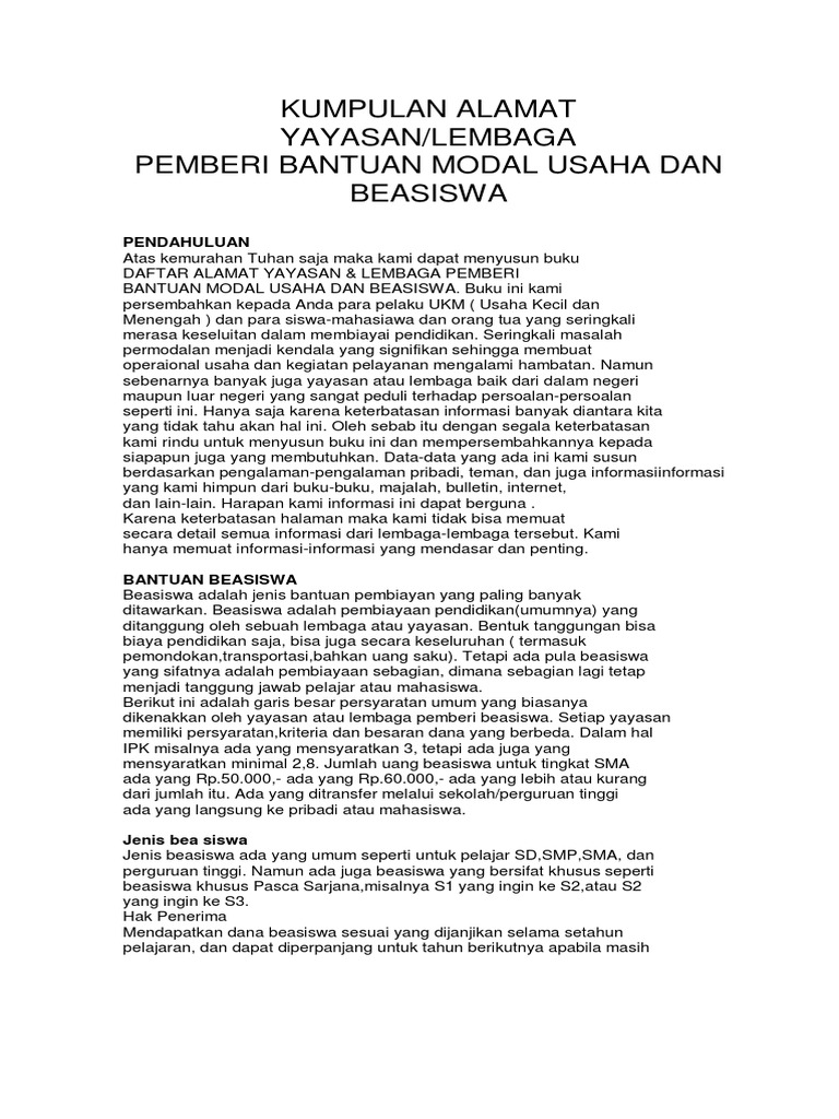 Kumpulan Alamat | PDF