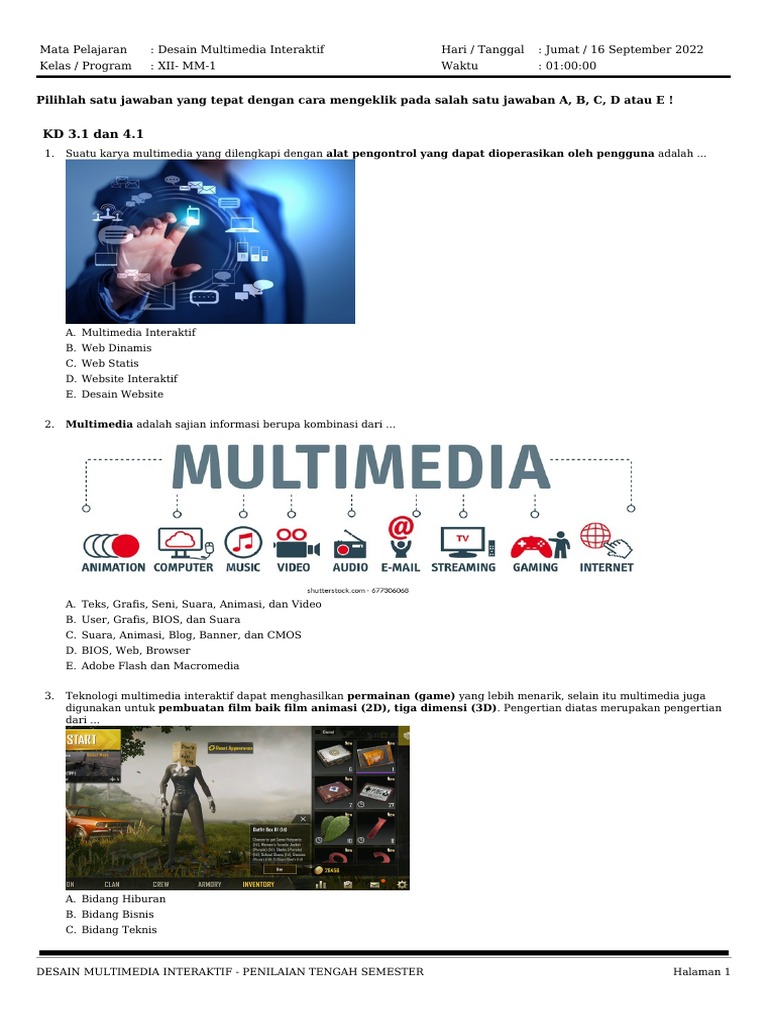 SOAL - Penilaian Tengah Semester Desain Media Interaktif XII MM 2022 ...