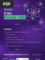 Atomic Model Project Rubric | PDF | Atoms | Proton