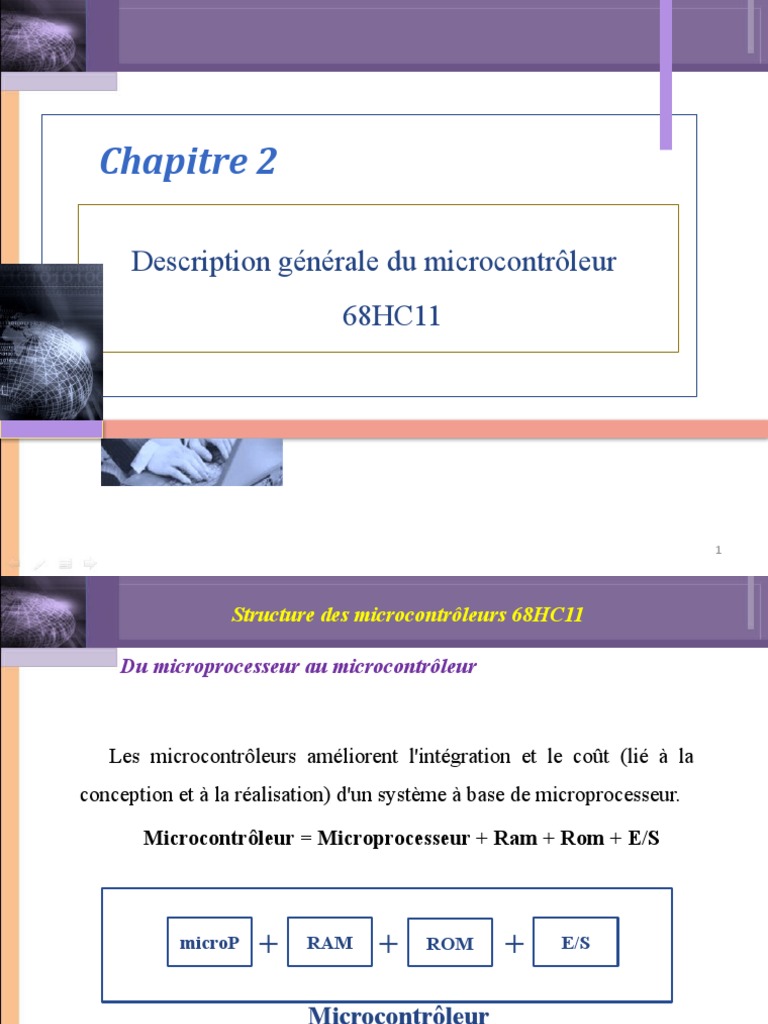 68HC11 22 23 | PDF | Microcontrôleur | Microprocesseur