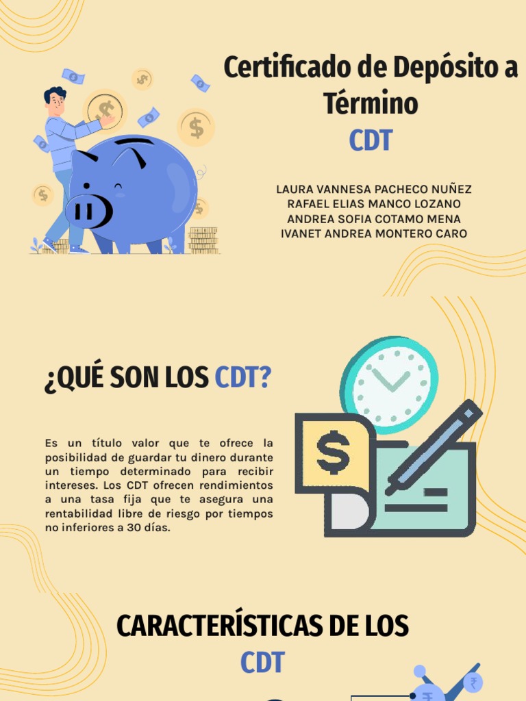 CDT Comercial | PDF | Bancos | Servicios financieros
