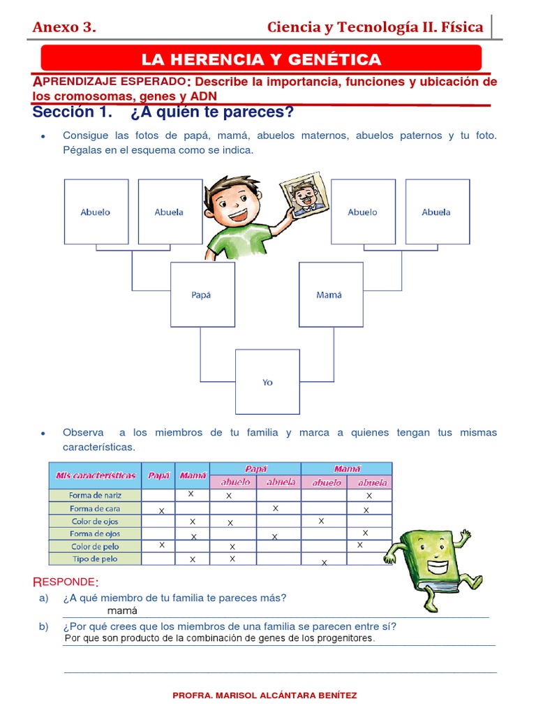 Anexo 3. Herencia y Genetica | PDF | Gene | Adn