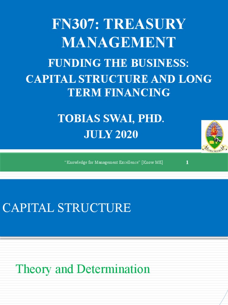 FN307 - Corporate Funding - Capital Structure | PDF | Capital Structure ...
