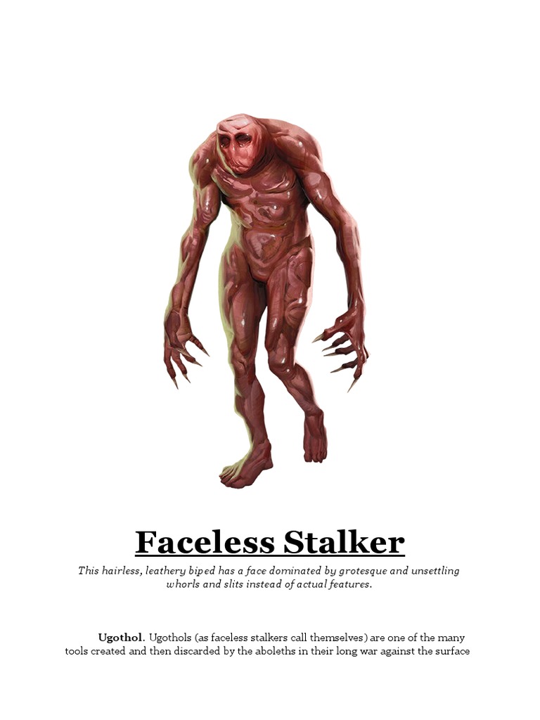 Faceless Stalker | PDF