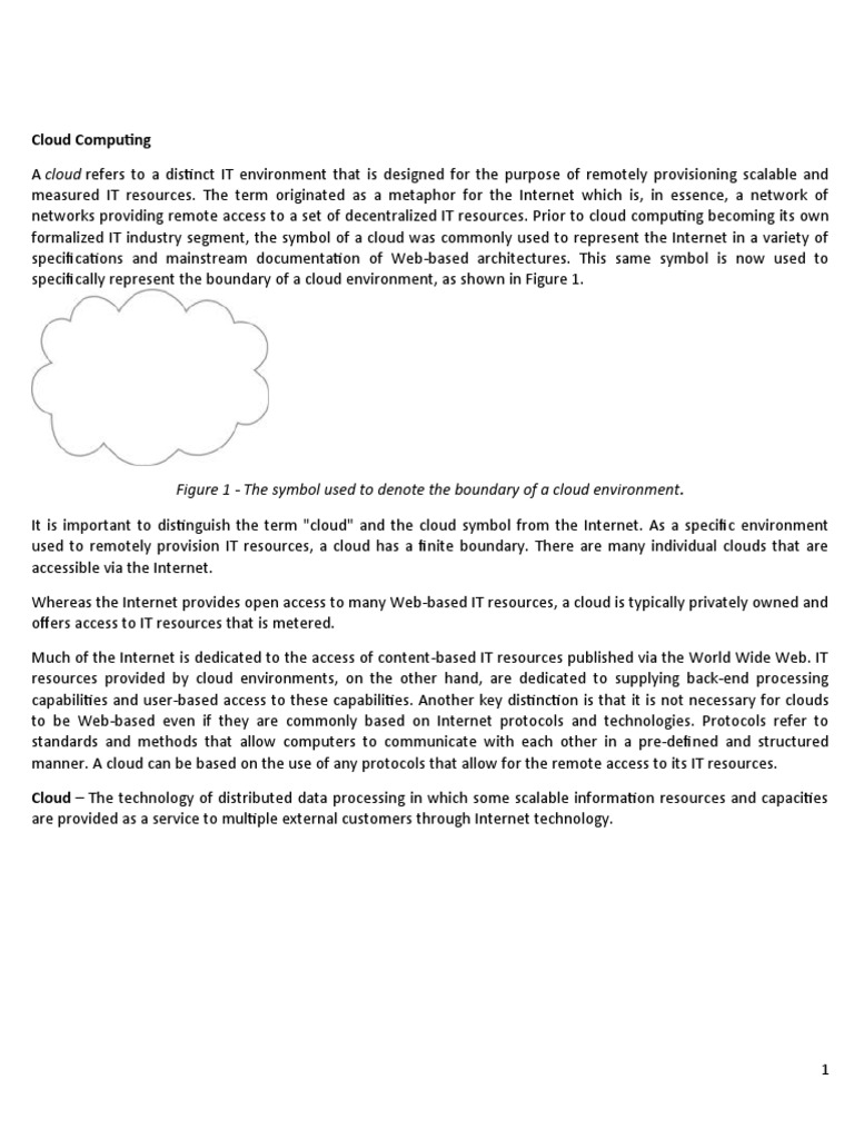 001 Cloud Computing | PDF | Software As A Service | Cloud Computing