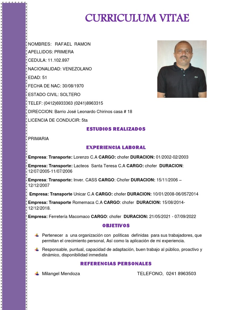 Curriculum Vitae: Estudios Realizados | PDF