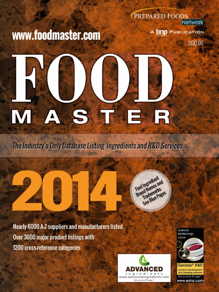 Food Master 2014 | PDF