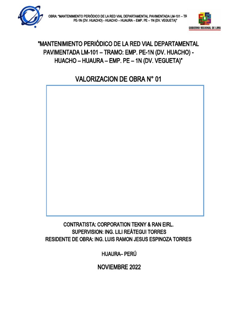 Valo 01 Informe Mensual | PDF