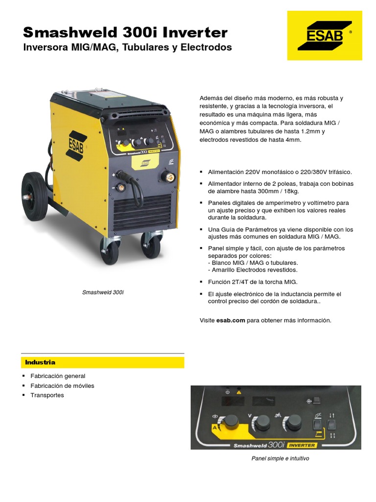 ESAB | PDF | Soldadura | Construcción