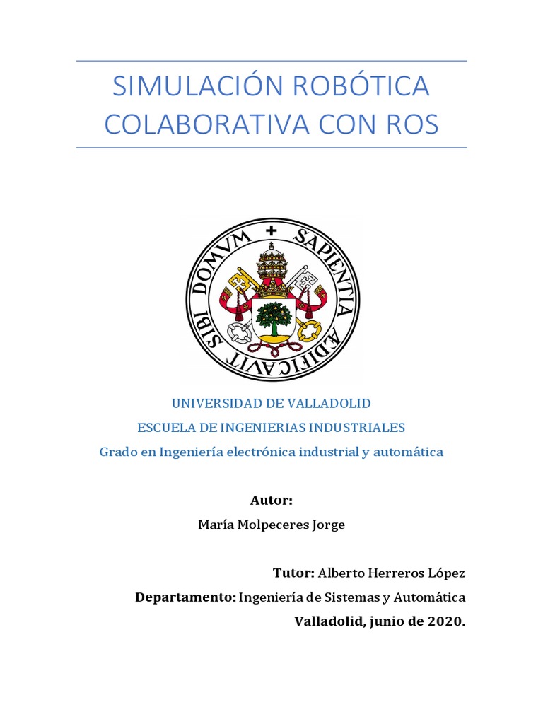 TFG I 1490 | PDF | Robótica | Robot