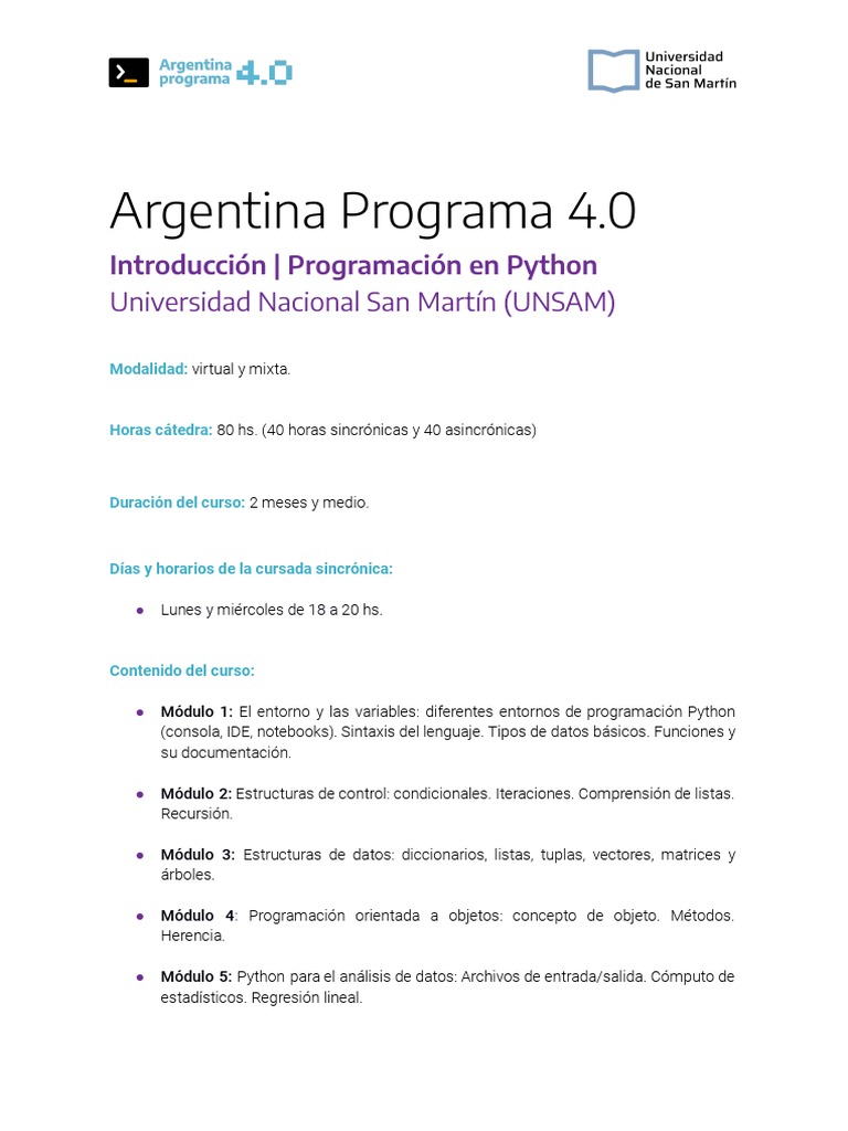 Introduccion Programacion en Python - Universidad Nacional de San ...