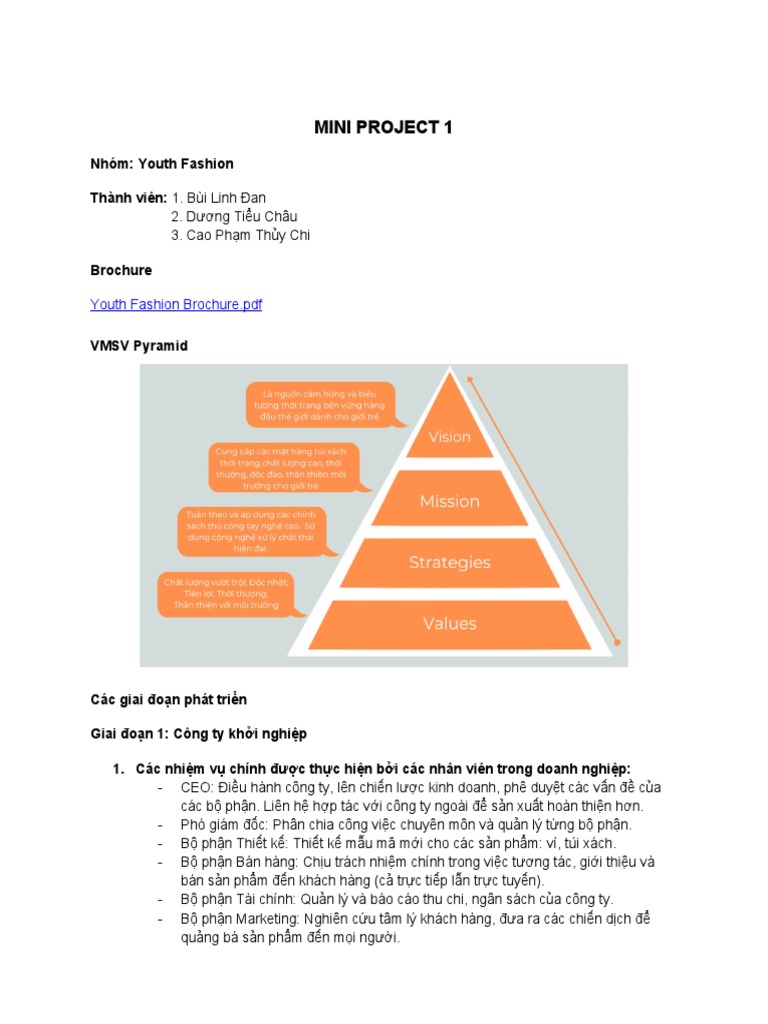 MINI PROJECT 1 - Youth Fashion | PDF