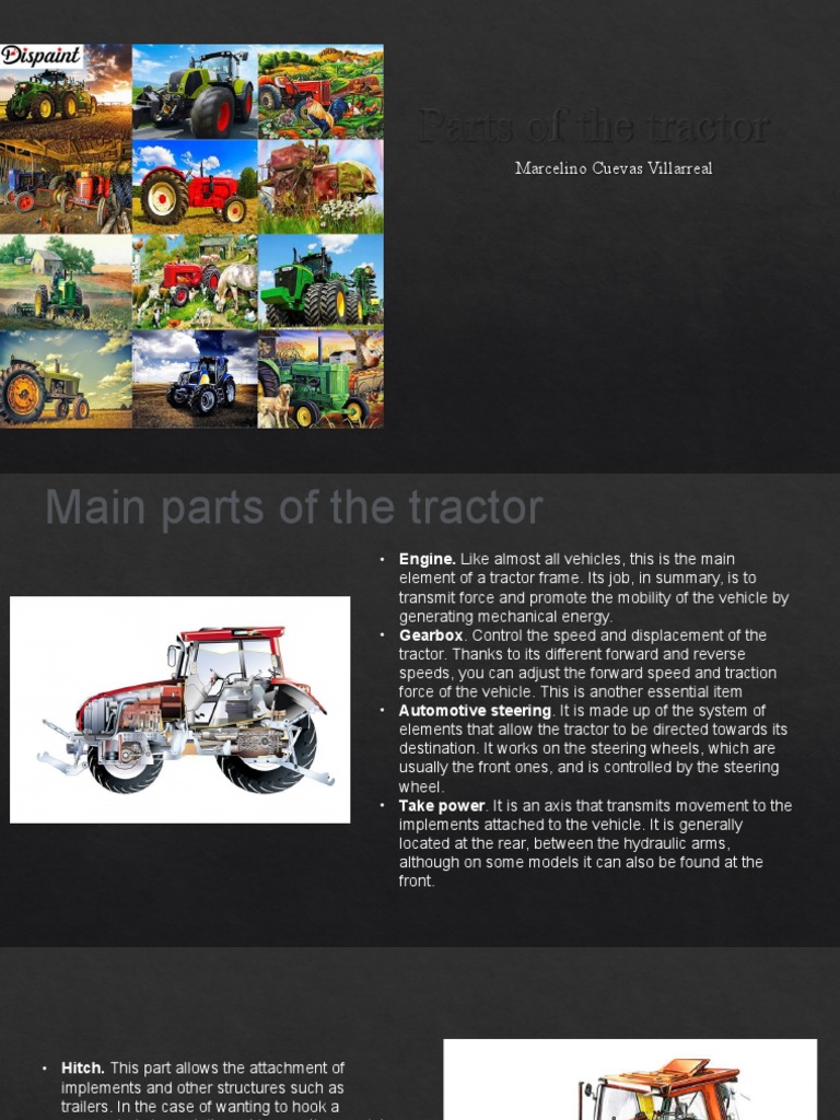 Key Components of a Tractor Explained | PDF | Tractor | Vehicles