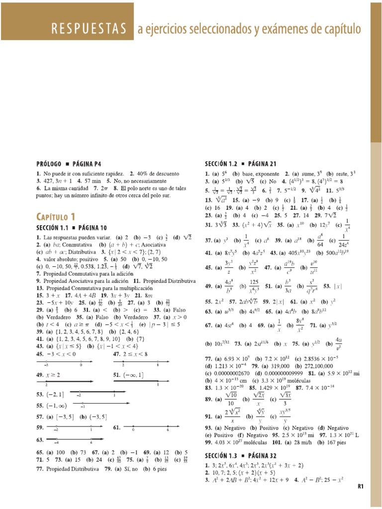 Stewart. Precálculo. Respuestas. | PDF