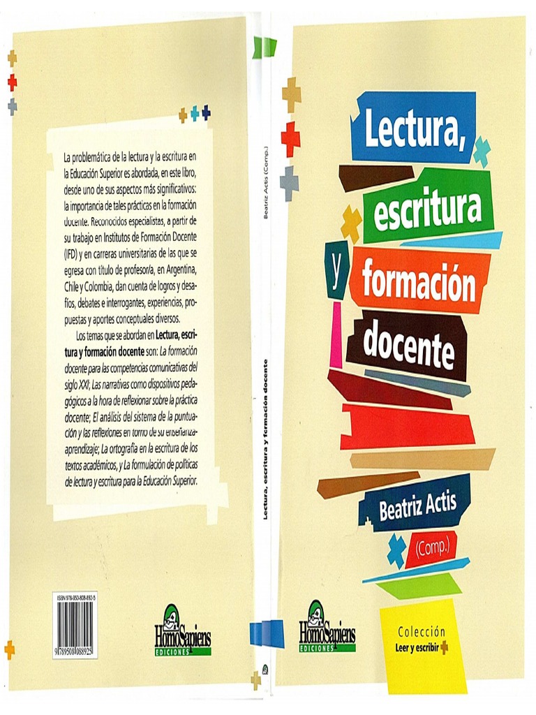 Libro Lectura y Escritura y Formacion Docente | PDF