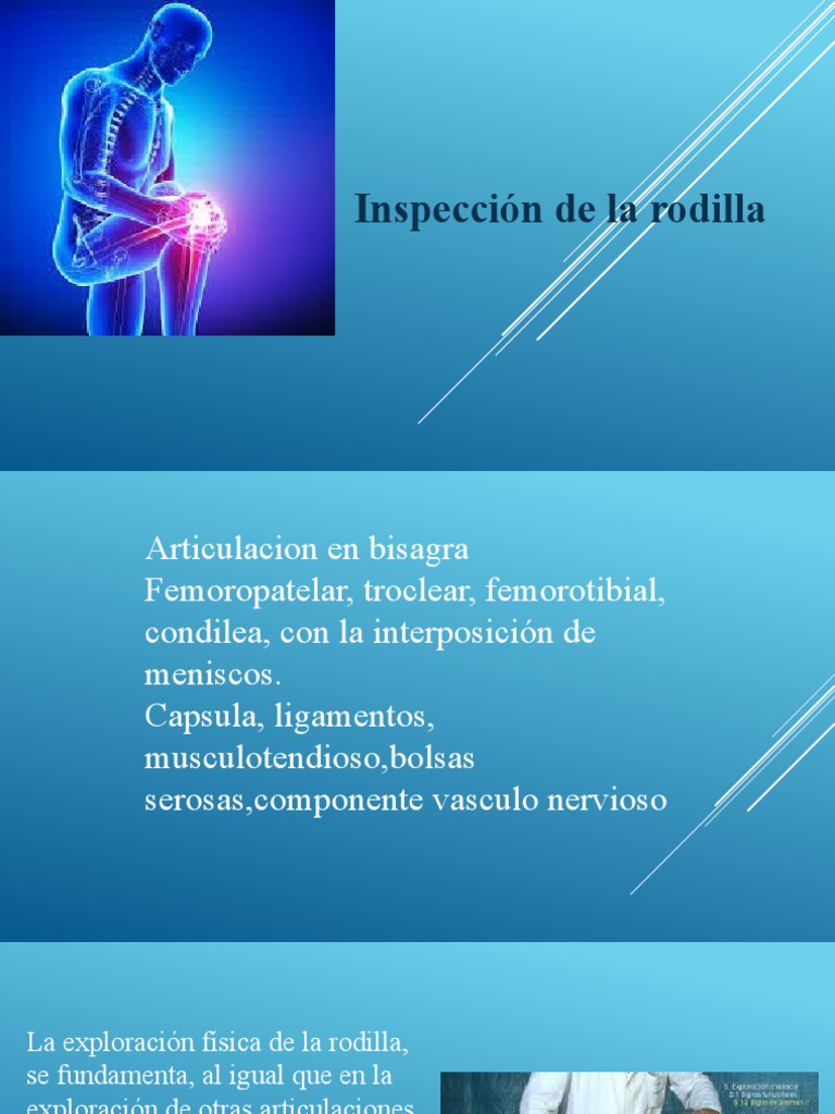 1.a Rodilla Inspeccion | PDF | Rodilla | Anatomía del miembro inferior