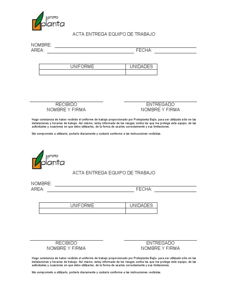 Vale de Uniforme | PDF