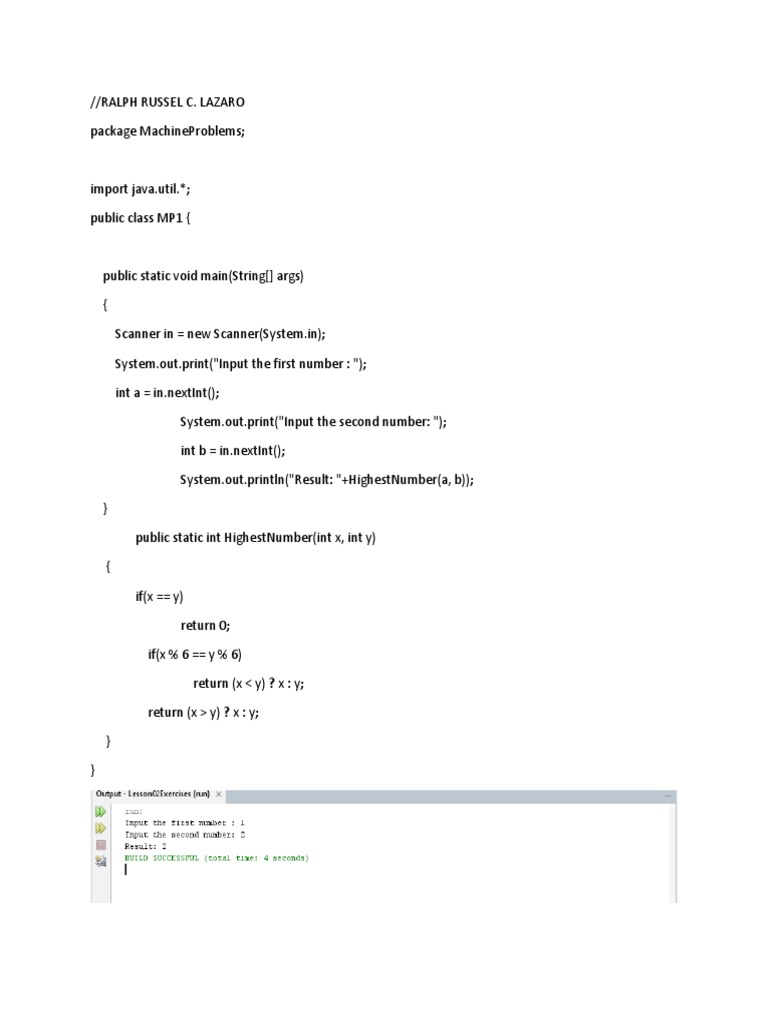 Lesson 02 Exercises | Download Free PDF | Boolean Data Type ...