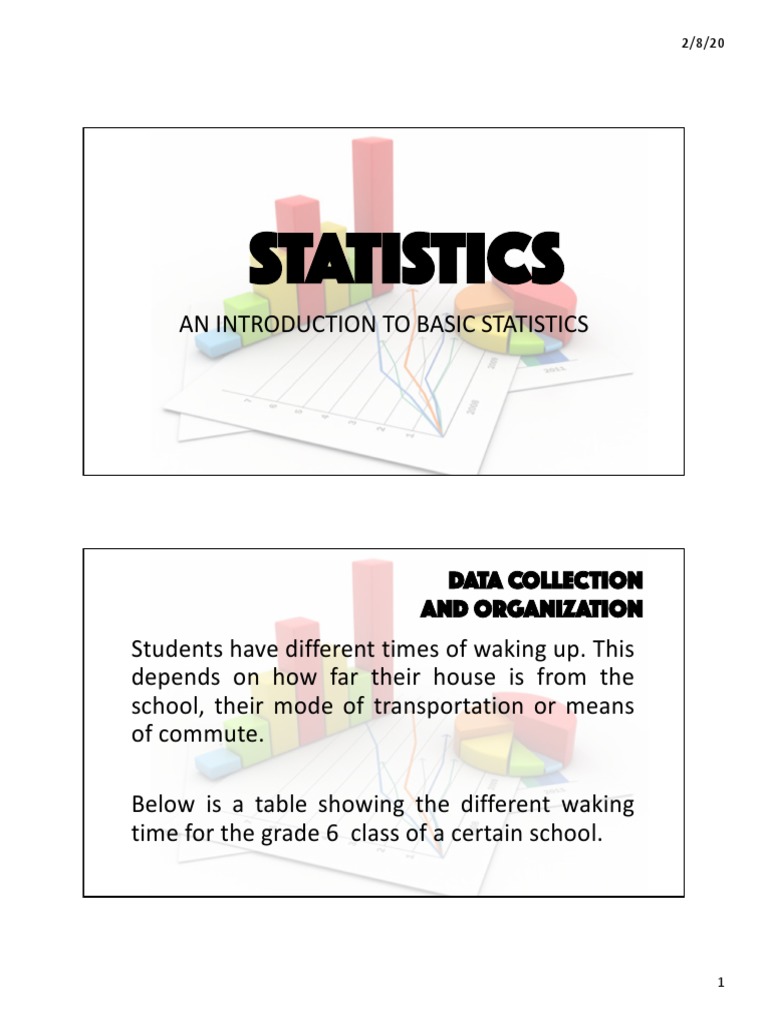 Math Statistics 1 Grade 5 | PDF | Percentage | Elementary Mathematics