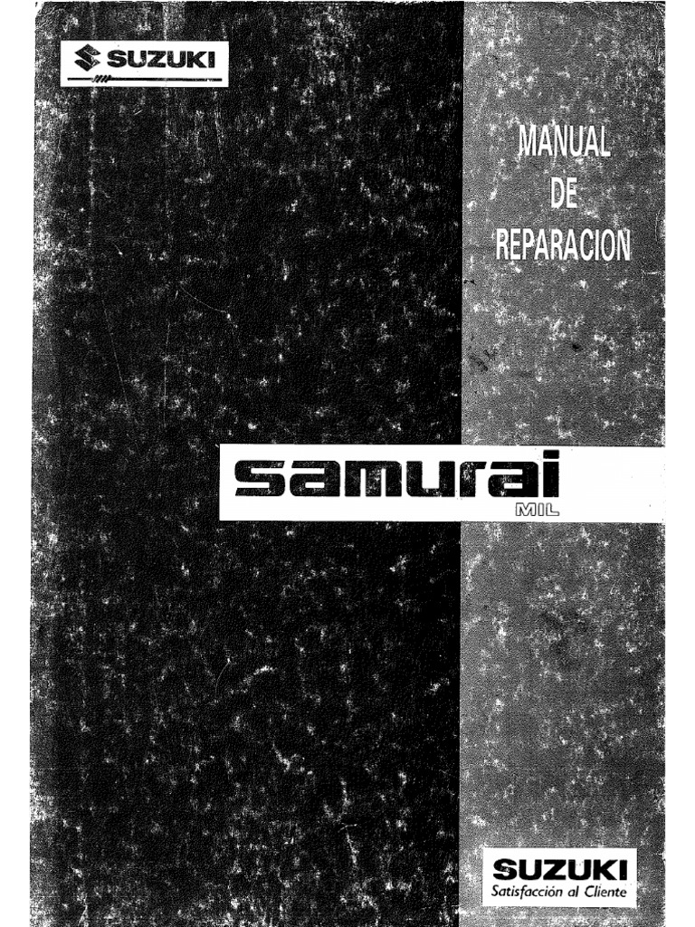 Manual Suzuki Samurai SJ 410 | PDF