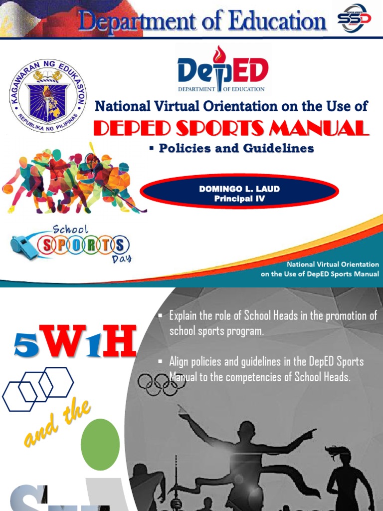 DepEd Sports Manual Policies and Guidelines | PDF | Learning | Governance