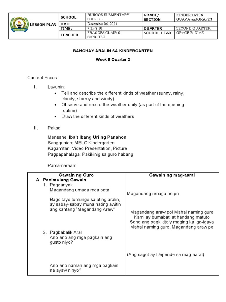 DLP Week 9 Uri NG Panahon | PDF