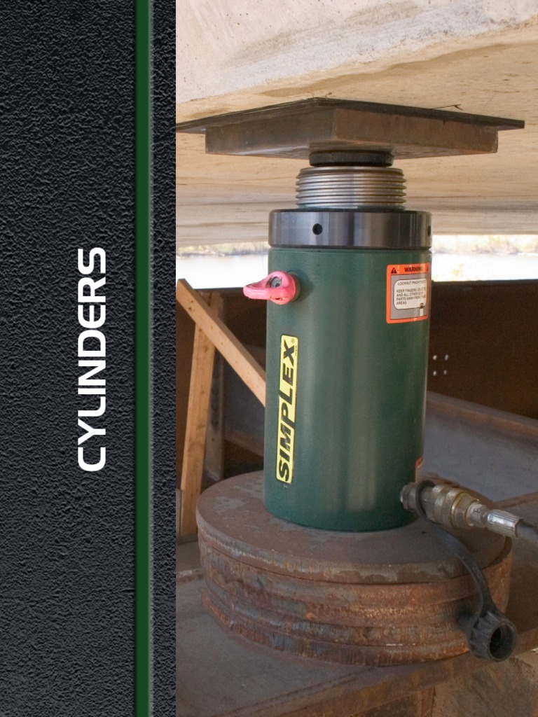 Simplex Hydraulic Cylinders Guide | PDF | Pump | Piston
