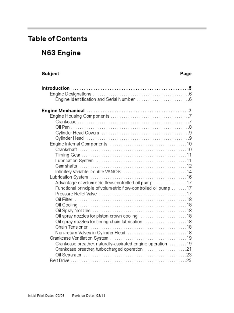 02 N63 Engine | PDF | Turbocharger | Internal Combustion Engine