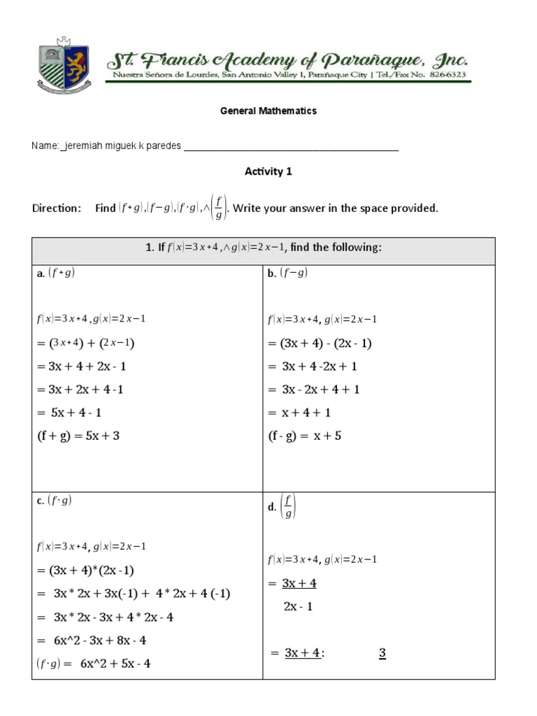 Activity 3 and Post Test - Docx 3.0 | PDF