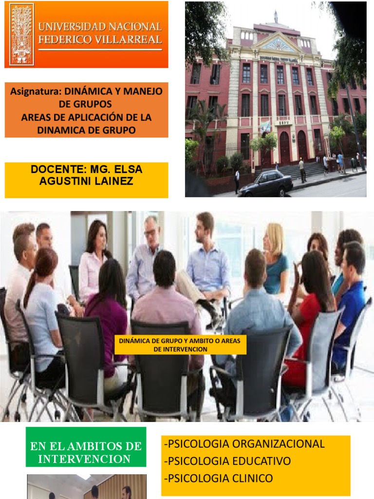 Areas de Aplicacion de La Dinamica Grupal | PDF | Psicoterapia | Sicología Areas de Aplicacion de La Dinamica Grupal | PDF | Psicoterapia | Sicología